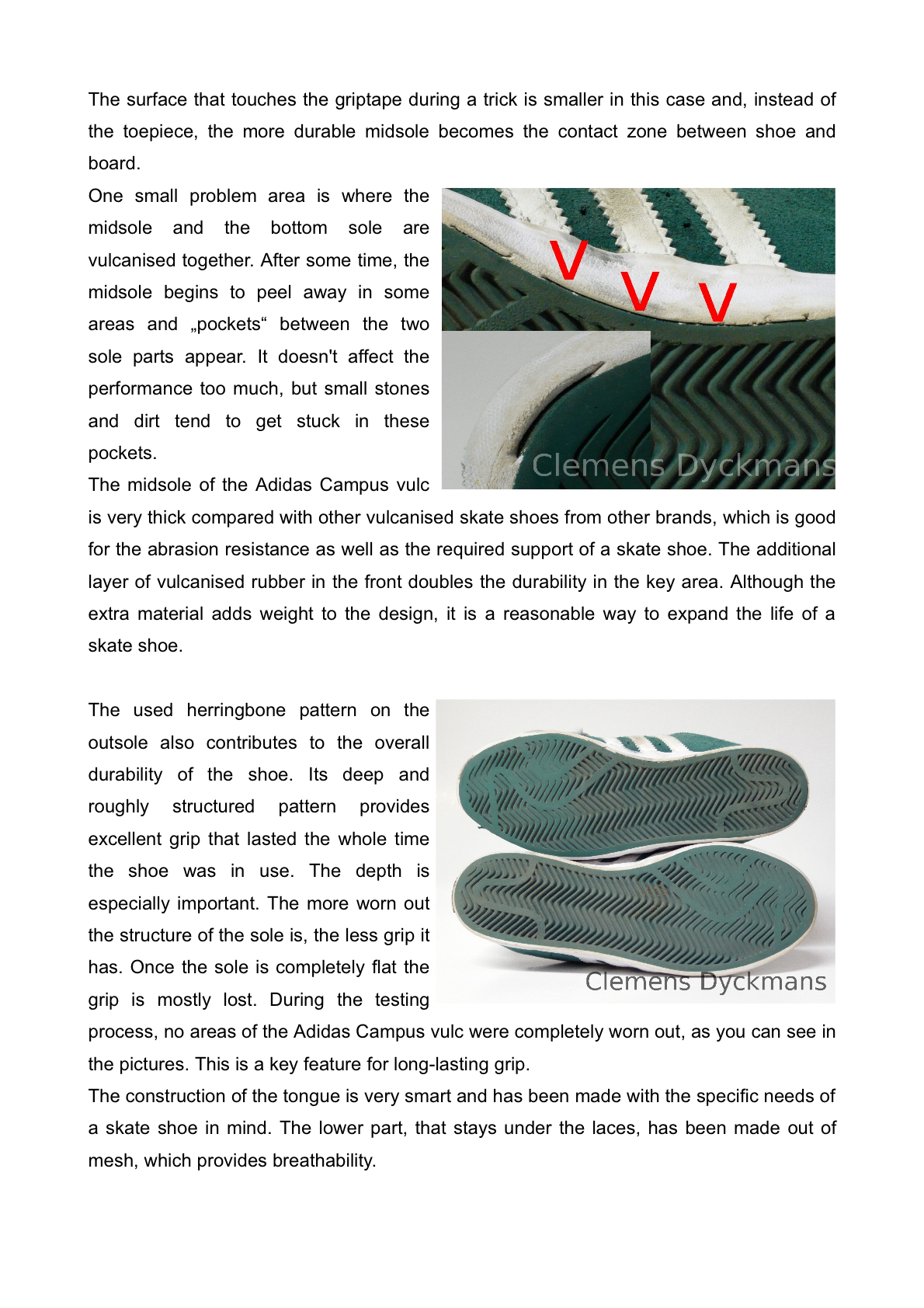 Adidas Campus Vulc review - Weartested - detailed skate shoe reviews